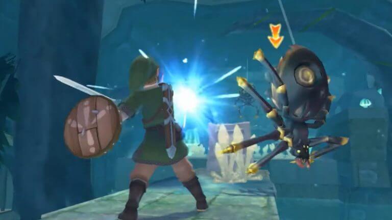 The Legend of Zelda Skyward Sword HD: How to Fight Skulltula Spiders