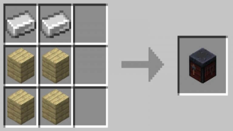 Minecraft: How to Craft a Smithing Table | The Nerd Stash