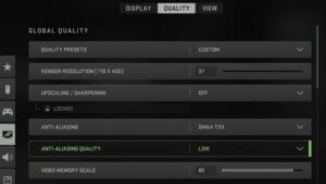 Modern Warfare 2 Settings for Best FPS and Performance