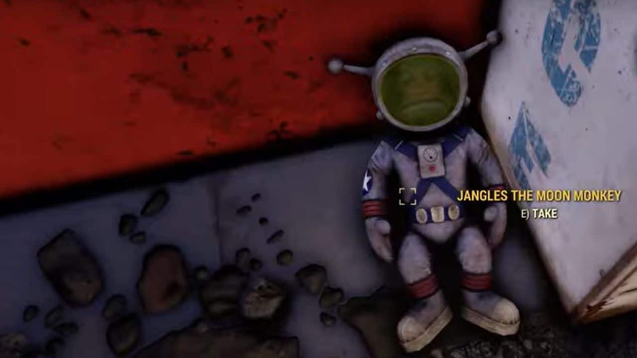 Fallout 76: How to Find Jangles the Moon Monkey