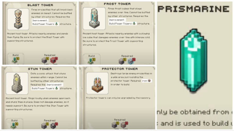 Minecraft Legends All Towers List and Guide | The Nerd Stash