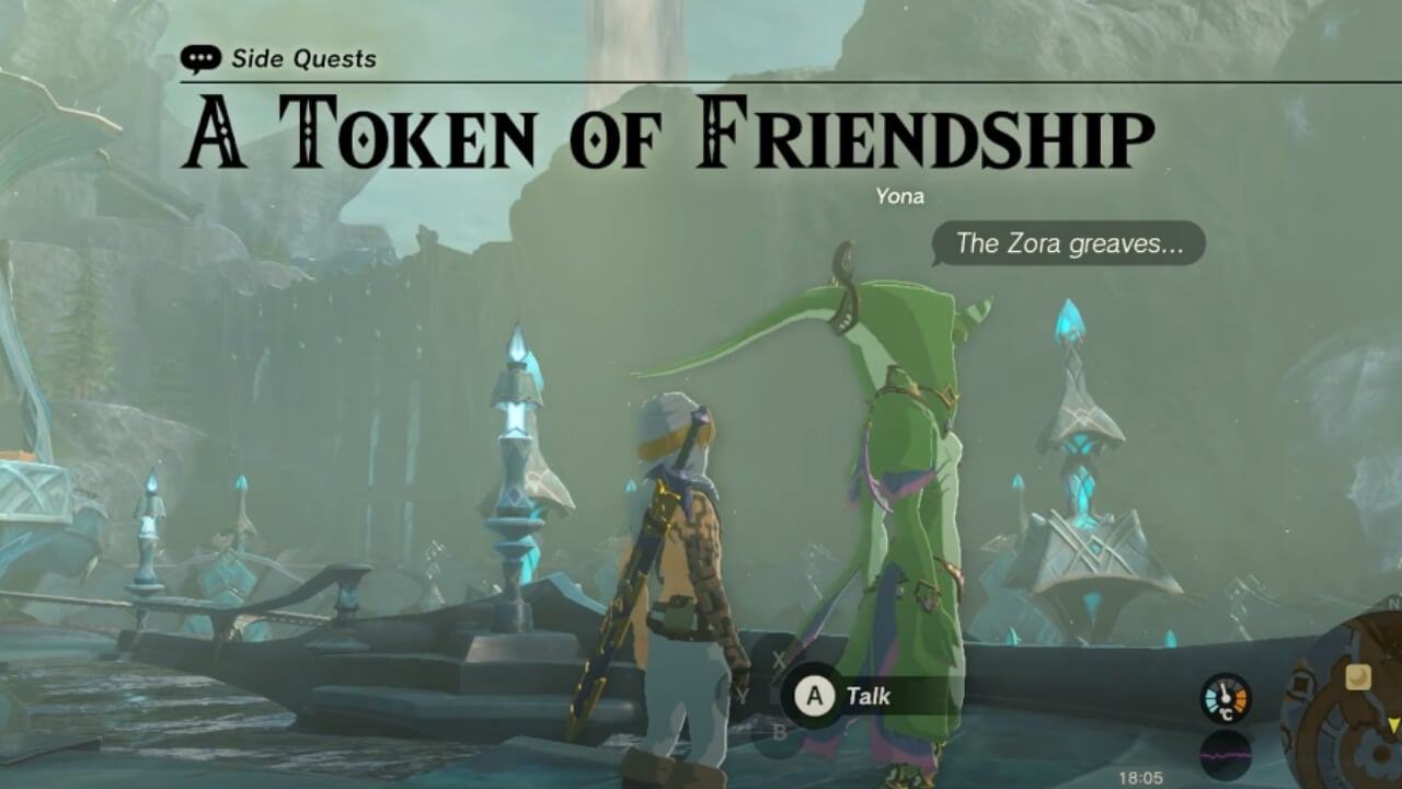 How To Complete A Token of Friendship in Zelda Tears of the Kingdom