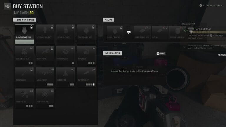 All Warzone 2 DMZ Barter Recipes: How To Build Items