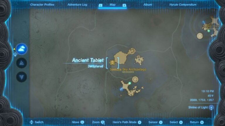 All Ancient Hyrulean Tablet Locations in Zelda Tears of the Kingdom