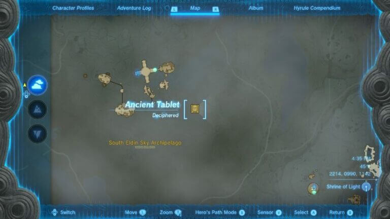 All Ancient Hyrulean Tablet Locations in Zelda Tears of the Kingdom