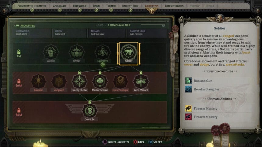 All Starting Archetypes in Warhammer 40K: Rogue Trader - Ranked | The ...