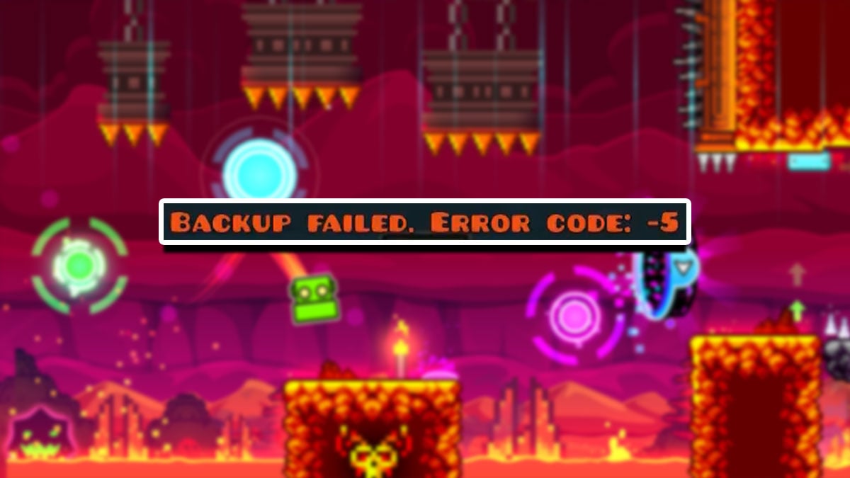 How To Fix Backup Failed in Geometry Dash | The Nerd Stash