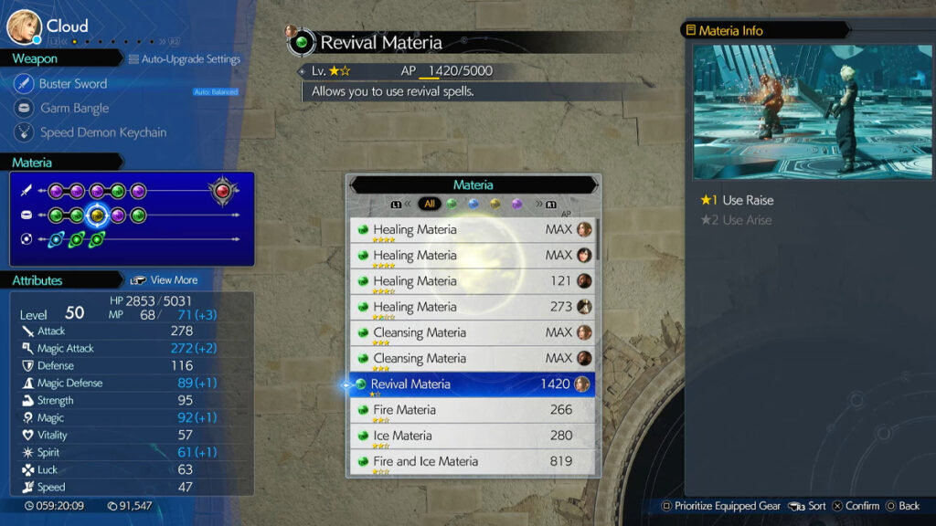 Final Fantasy 7 Rebirth: 10 Best Materia Combinations | The Nerd Stash