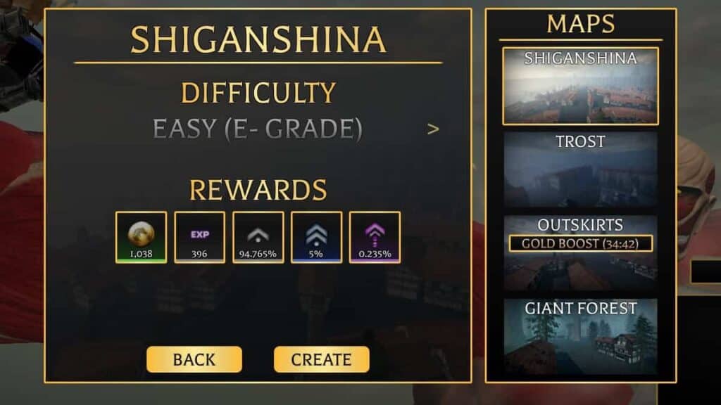 Attack On Titan Revolution Guide: How to Get and Craft Perks | The Nerd Stash