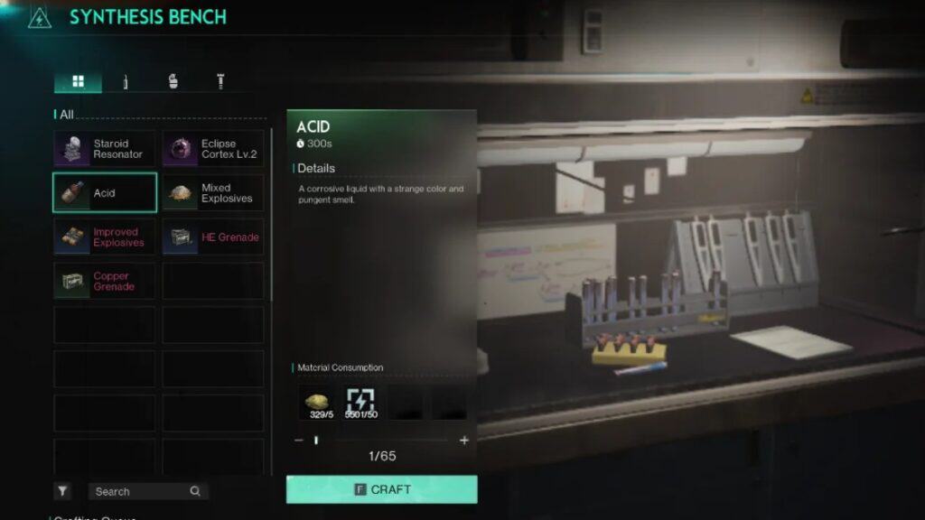 Once Human Acid Crafting Guide - Unlimited Passive Ammo & Materials ...