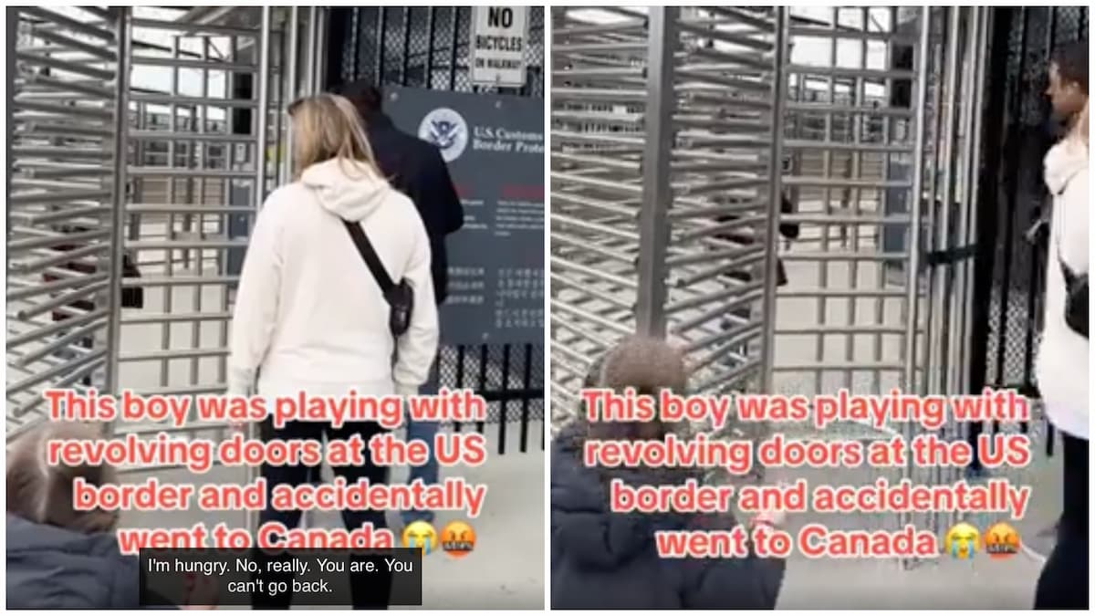 Young Boy Accidentally Enters Canada Through Revolving Doors at New York/ Ontario Border ...